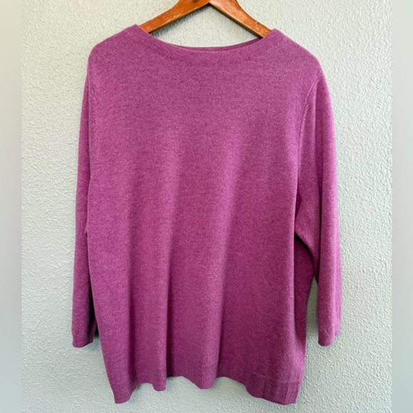 Talbots | Sweaters | Talbots Pure Cashmere Sweater Size 3x 34 Sleeve ...